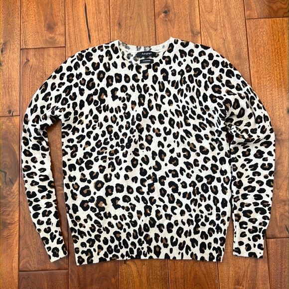 Autograph | Sweaters | Cashmere Sweater Leopard Print | Poshmark